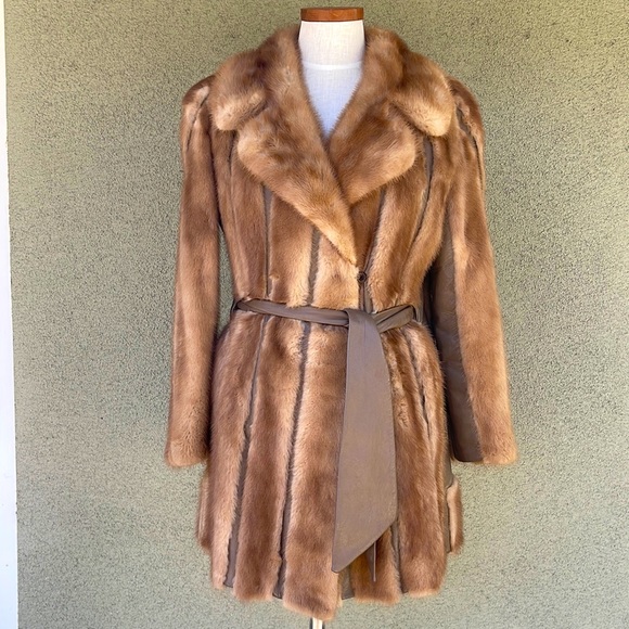 Vintage | Jackets & Coats | Vintage Blonde Mink Fur Coat | Poshmark